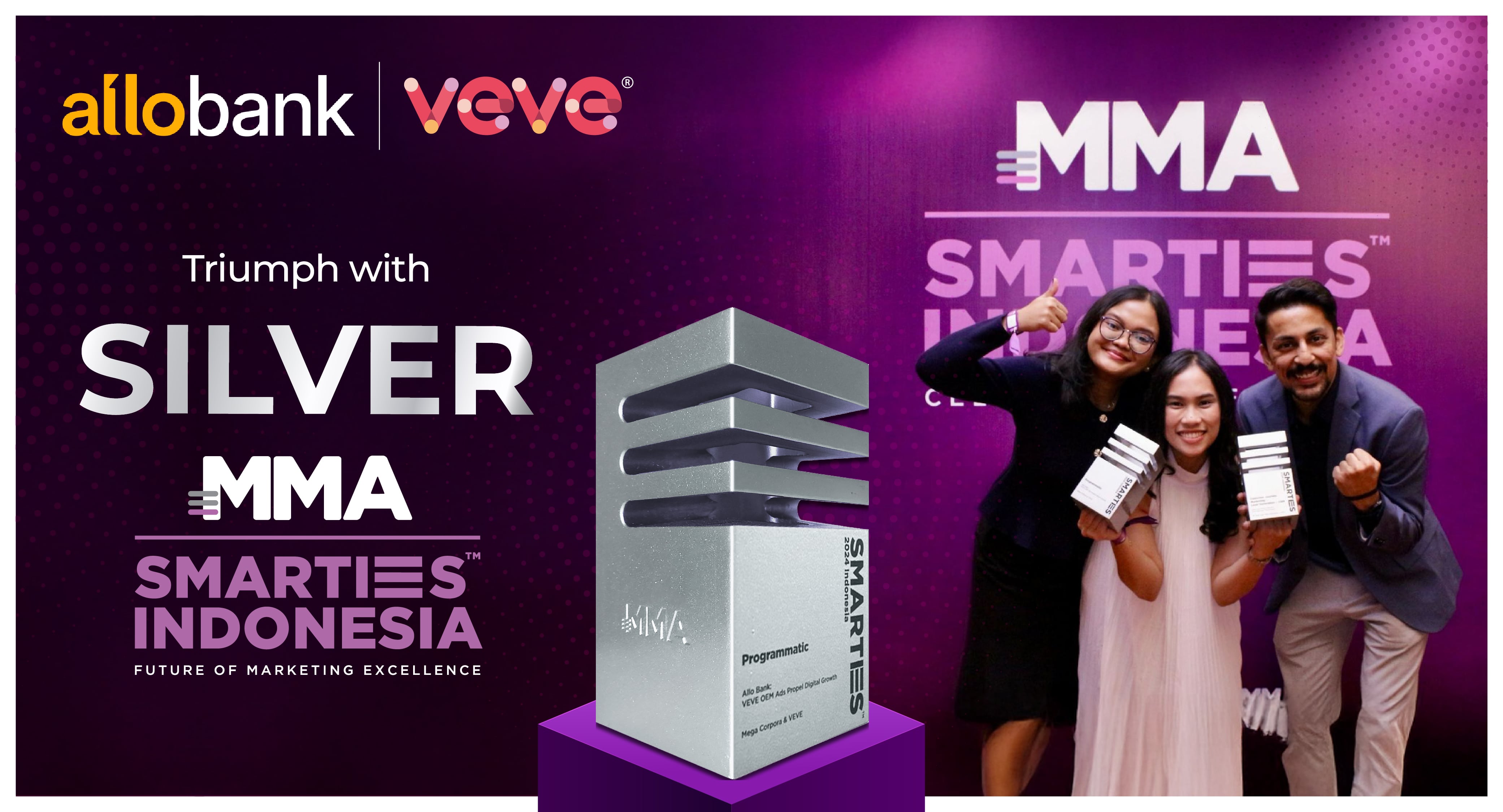 Press Release: Allo Bank and VEVE Triumph with Silver at MMA Smarties ...